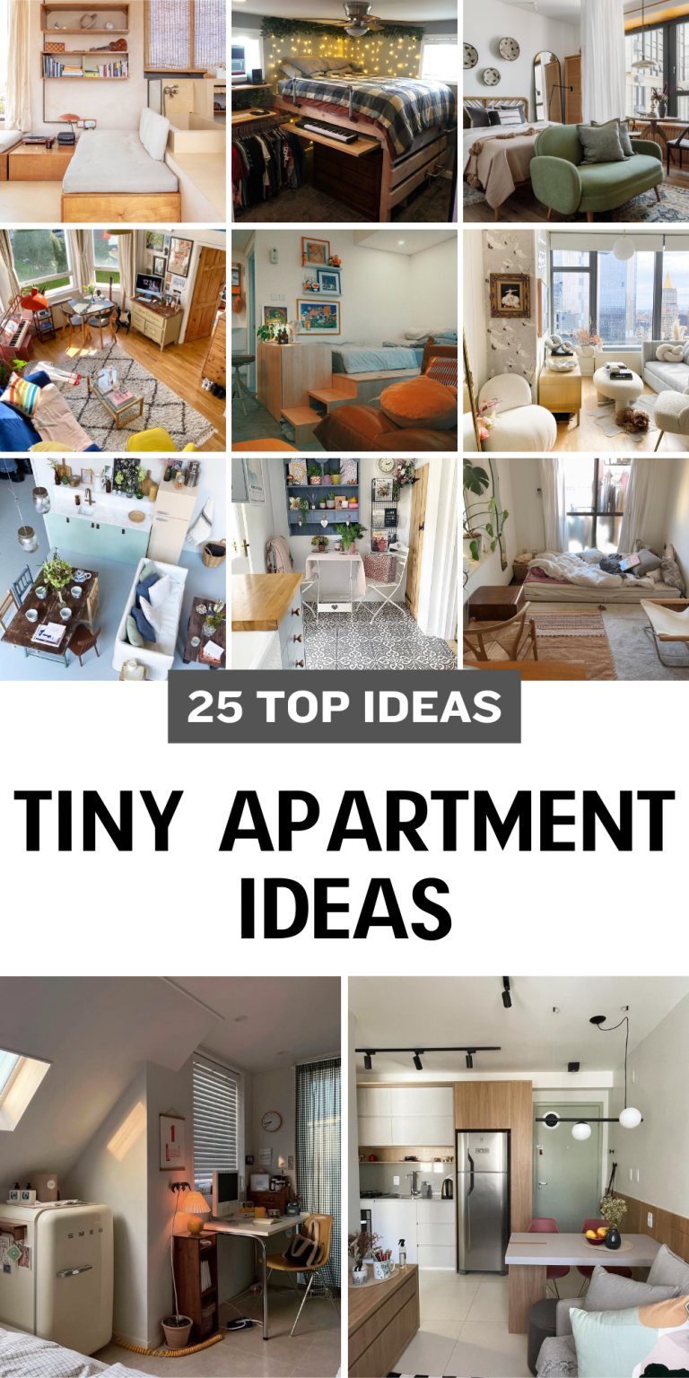 25 Tiny Apartment Ideas: Stylish and Cozy Solutions for Small Spaces ...
