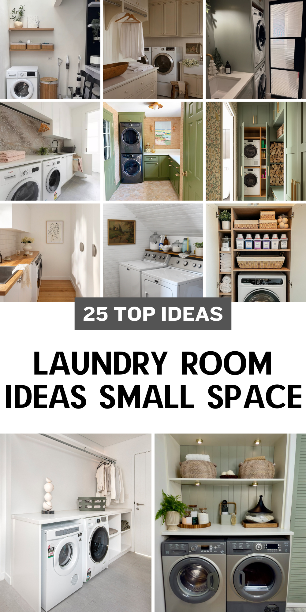 25 Laundry Room Ideas for Small Spaces That Combine Style and ...