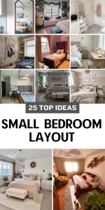 25 Small Bedroom Layout Ideas: Maximize Space with Style and ...