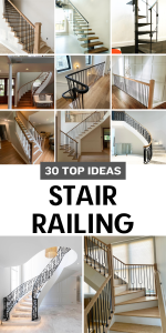30 Stair Railing Ideas to Transform Your Home – Modern, Rustic, and ...