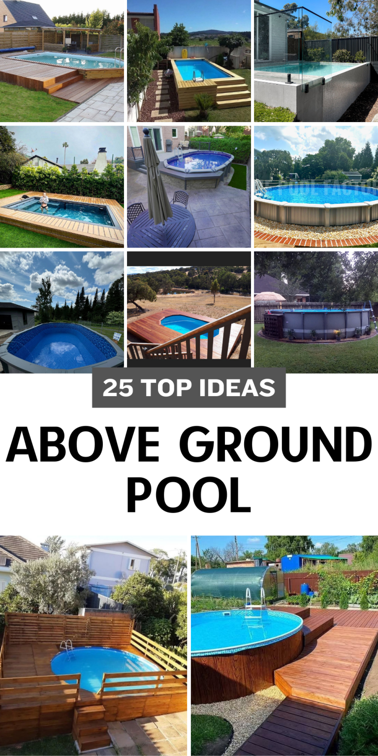 25 Above Ground Pool Ideas That Transform Your Backyard into a Stunning ...
