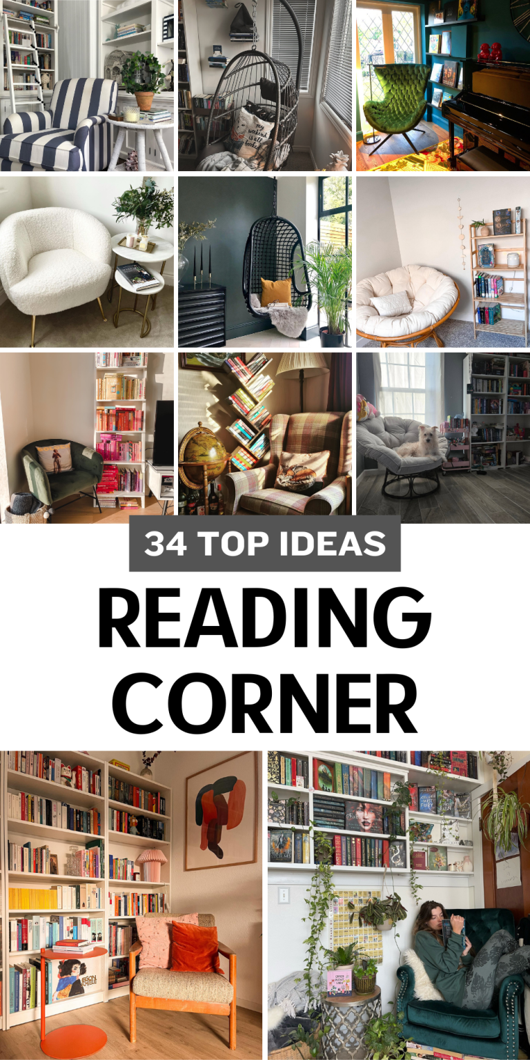 34 Reading Corner Ideas to Transform Your Space into a Cozy and Stylish ...