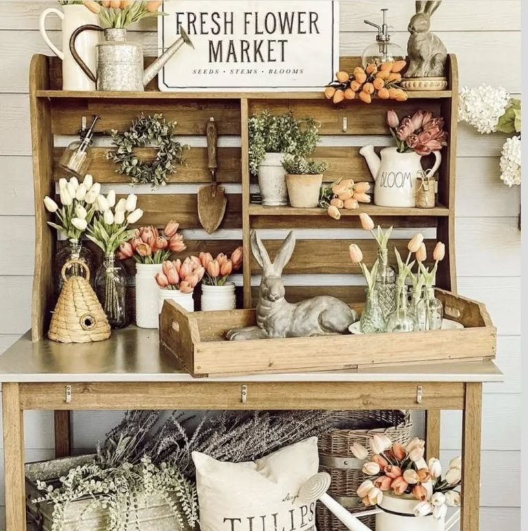 35 Farmhouse Easter Decor 2025 Ideas to Make Your Spring Stylish and ...