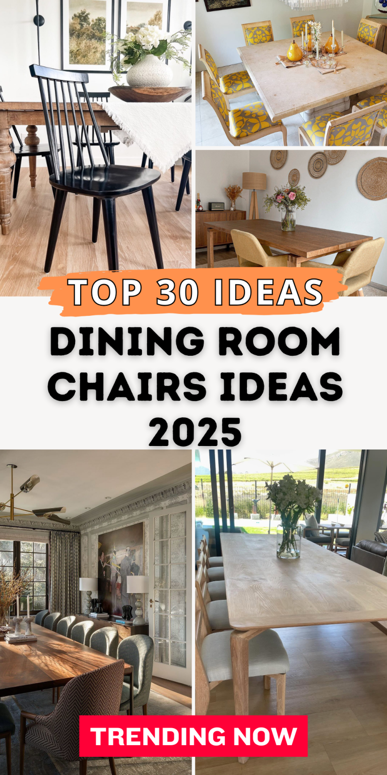 30 Dining Room Chairs Ideas 2025: Stylish Trends for a Modern, Cozy ...