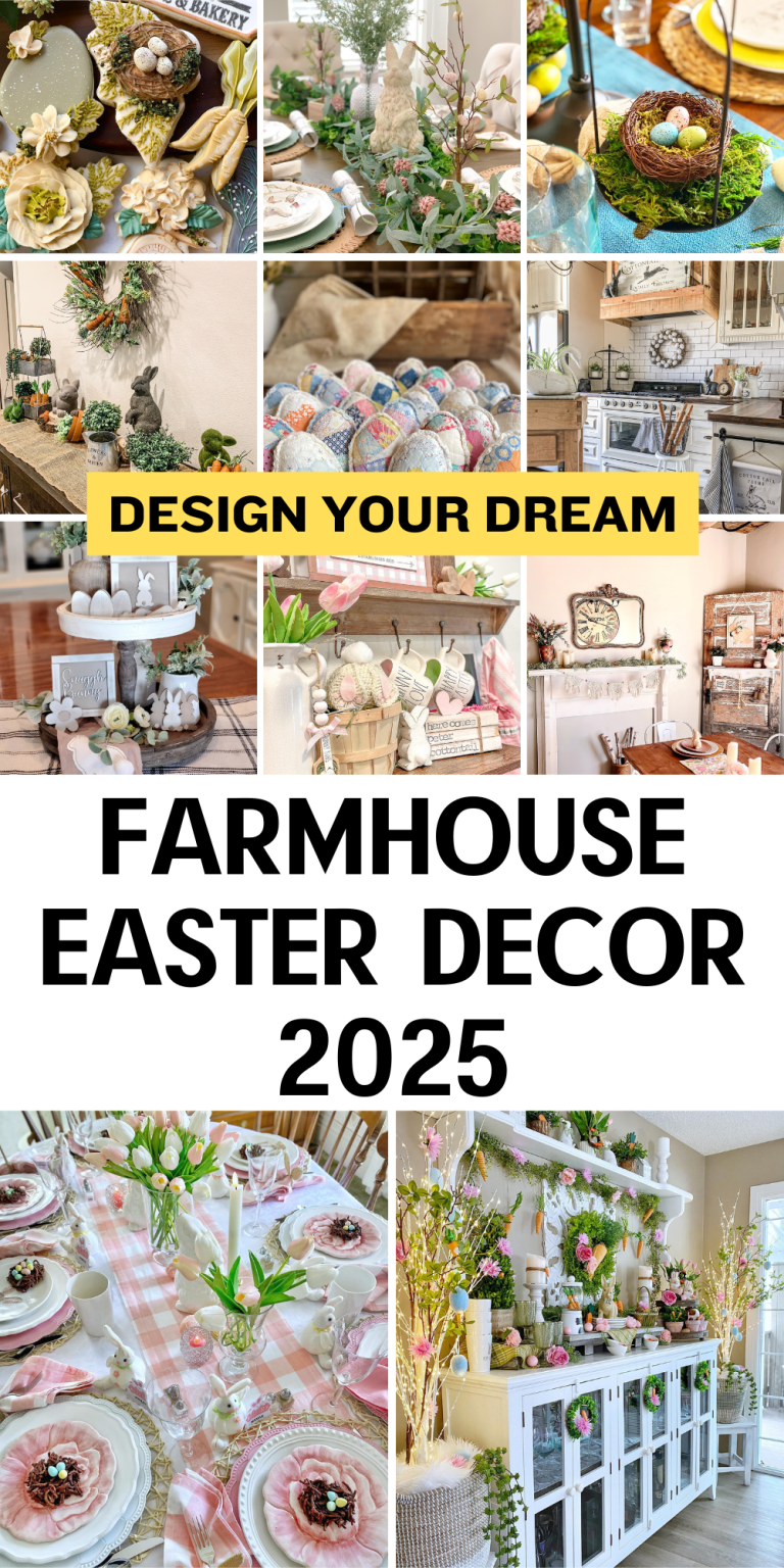 35 Farmhouse Easter Decor 2025 Ideas to Make Your Spring Stylish and ...
