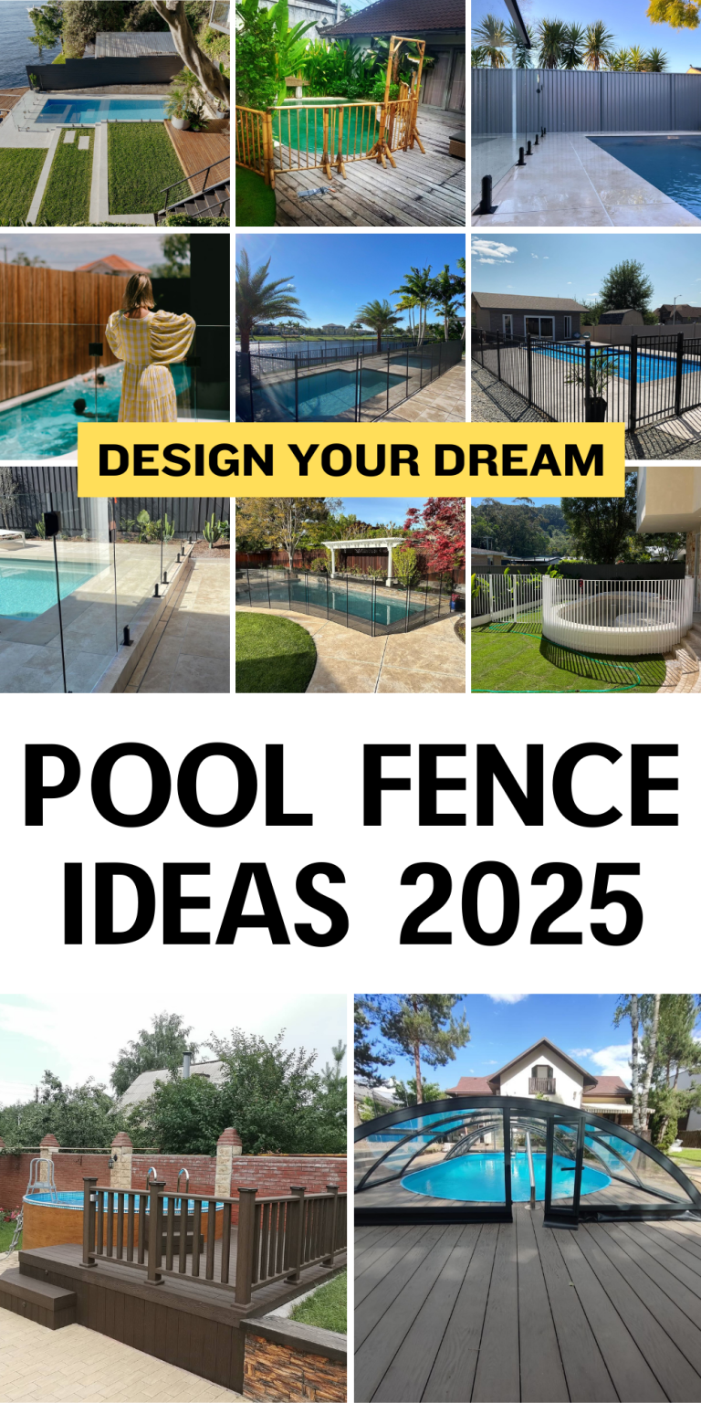 25 Pool Fence Ideas 2025: Stylish and Safe Designs for Every Backyard ...