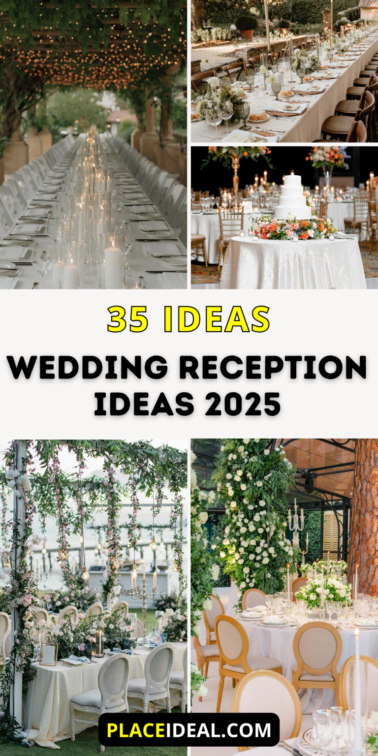 35 Wedding Reception Ideas 2025: Creative, Elegant, and Budget-Friendly ...