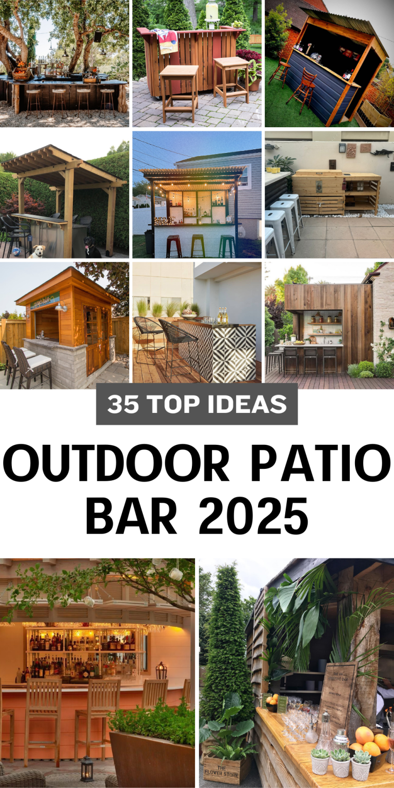 35 Outdoor Patio Bar Ideas 2025: Stunning Backyard Setups for the ...