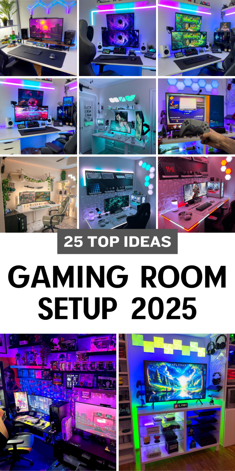 25 Gaming Room Setup 2025 Ideas: Transform Your Space with Aesthetic ...