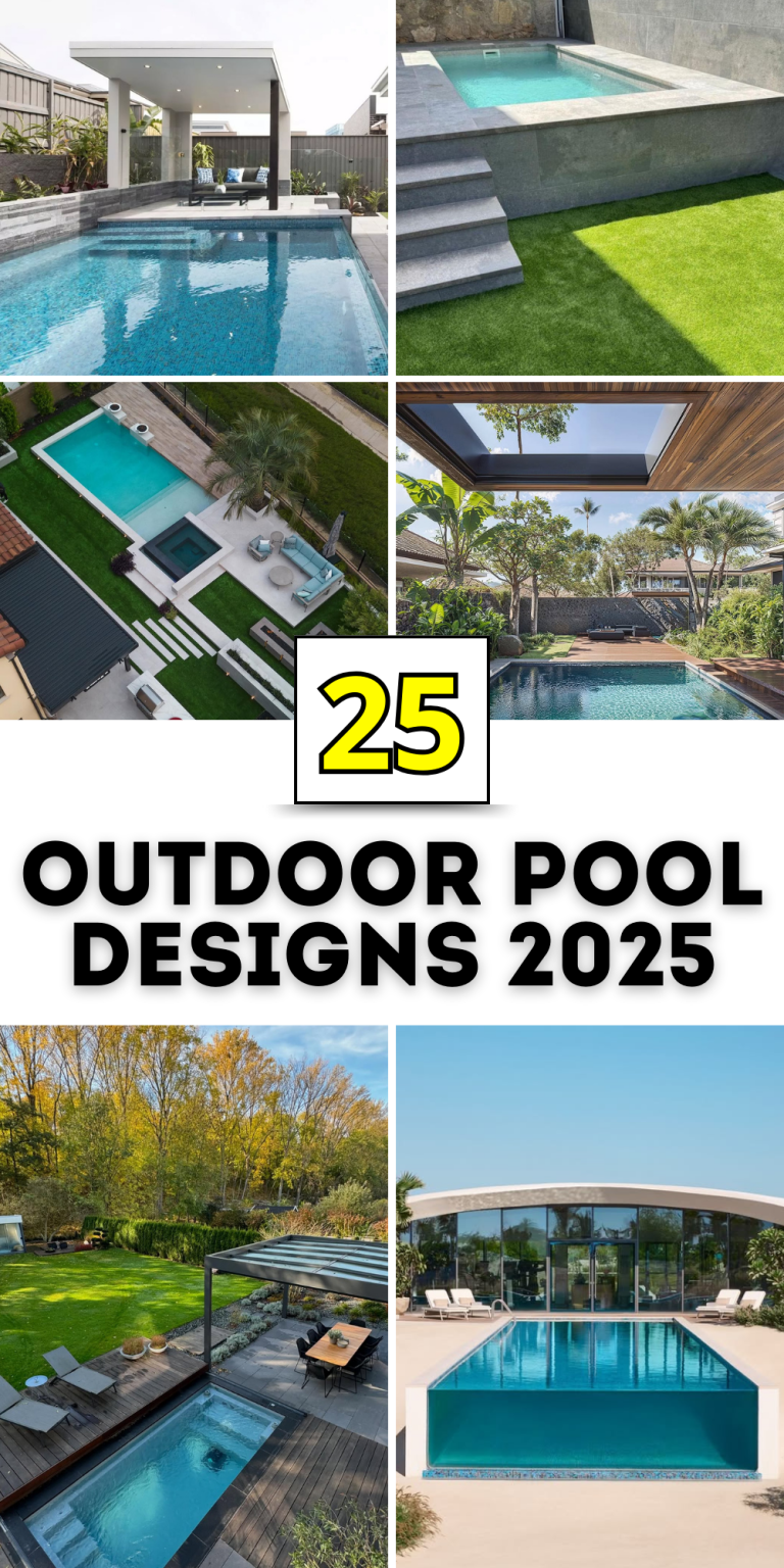 25 Outdoor Pool Designs 2025: Modern, Luxury and Minimalist Ideas for a ...