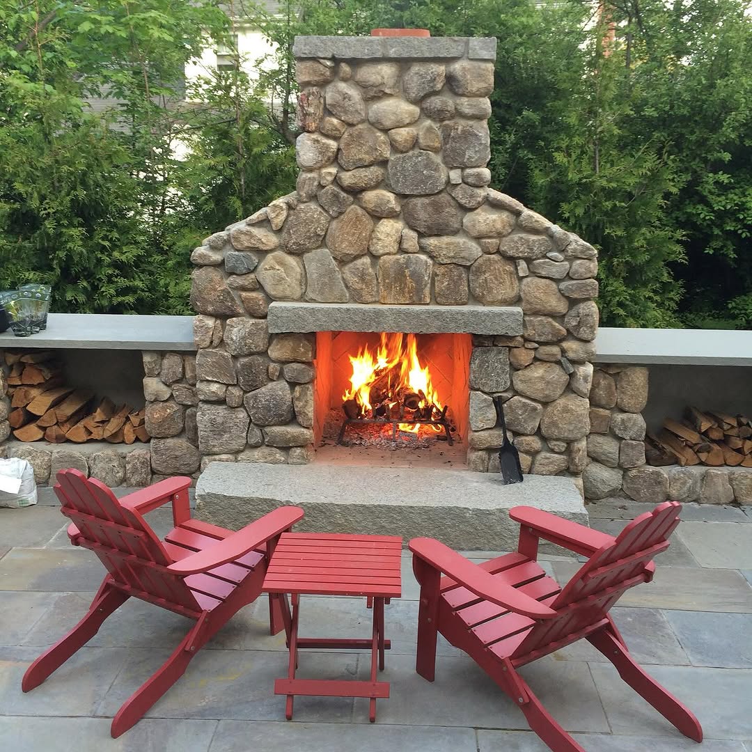 35 Outdoor Fireplace Ideas 2025: Stunning Designs to Transform Your ...