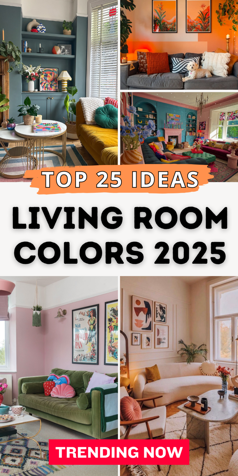 25 Living Room Colors 2025: Trendy Combinations and Stunning Palette ...