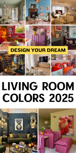 25 Living Room Colors 2025: Trendy Combinations and Stunning Palette ...