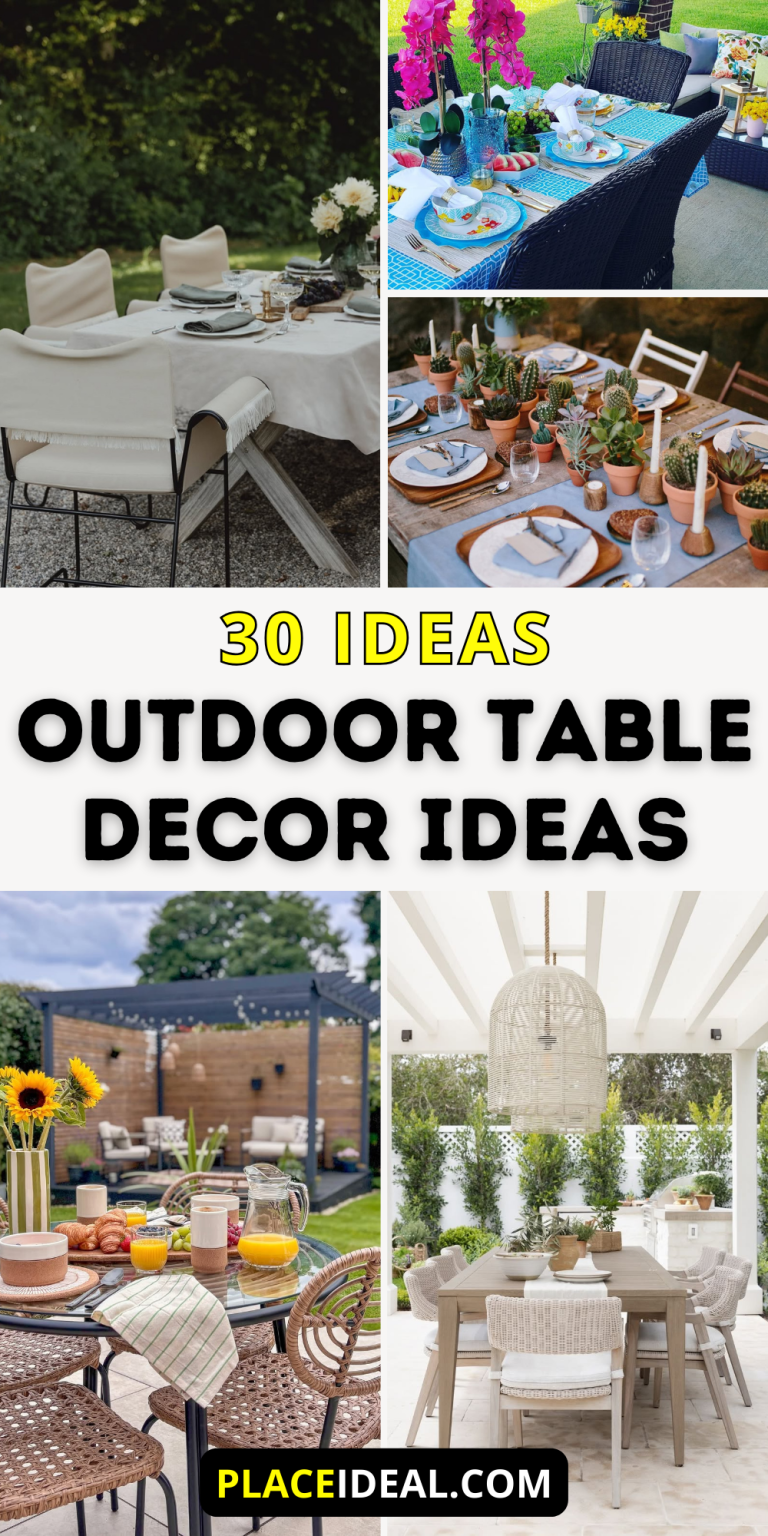30 Outdoor Table Decor Ideas: Stylish, Rustic and Modern Setups for ...