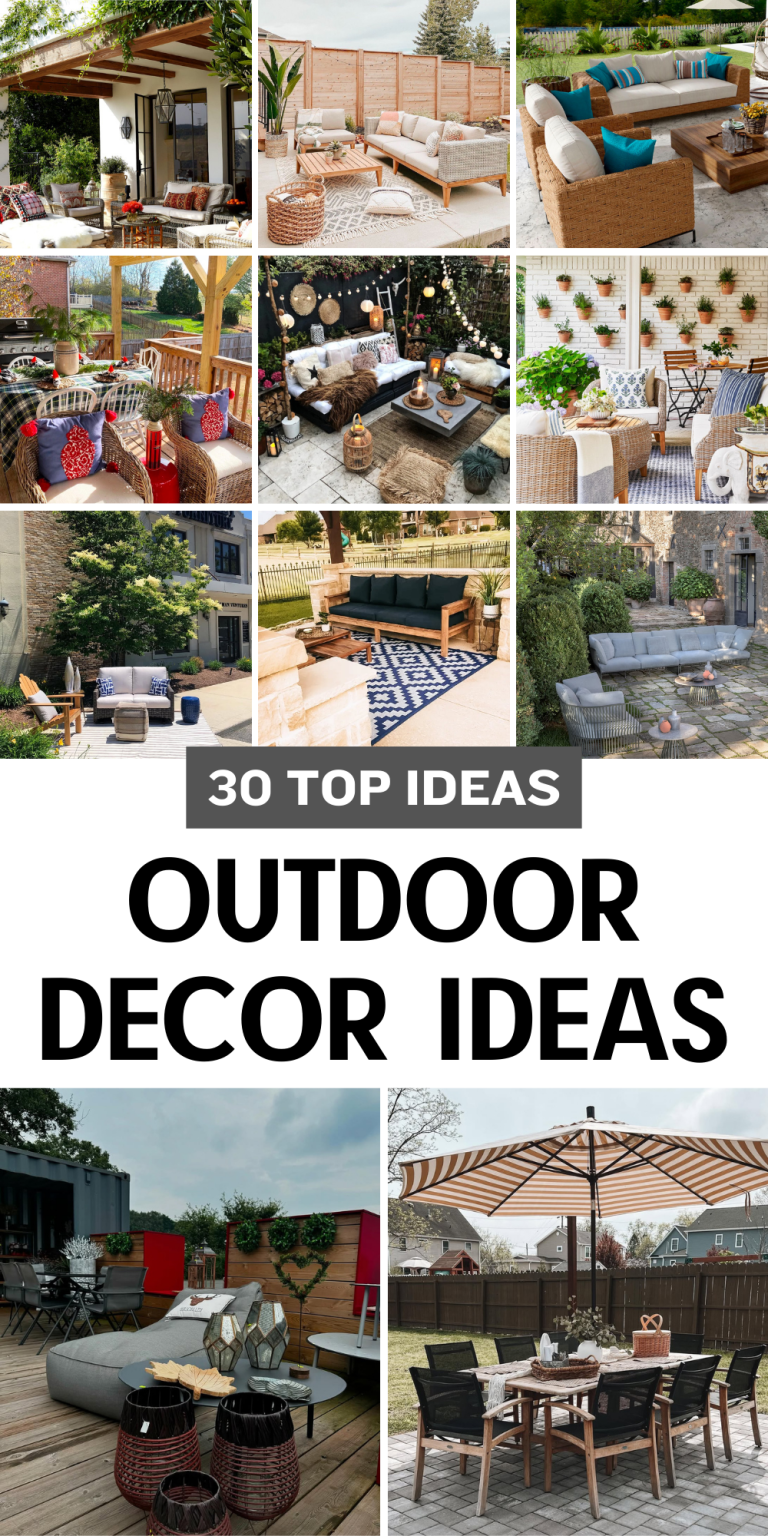 30 Outdoor Decor Ideas to Transform Your Space – Cozy, Rustic and ...