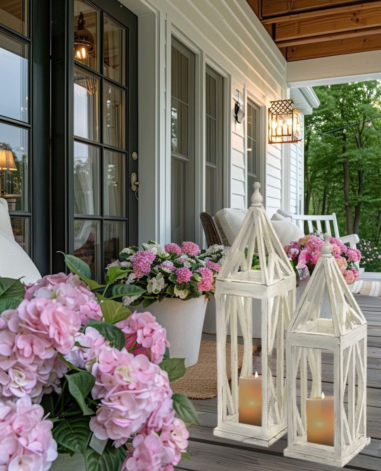 30 Spring Outdoor Decor Ideas to Refresh Your Porch & Front Doors with ...