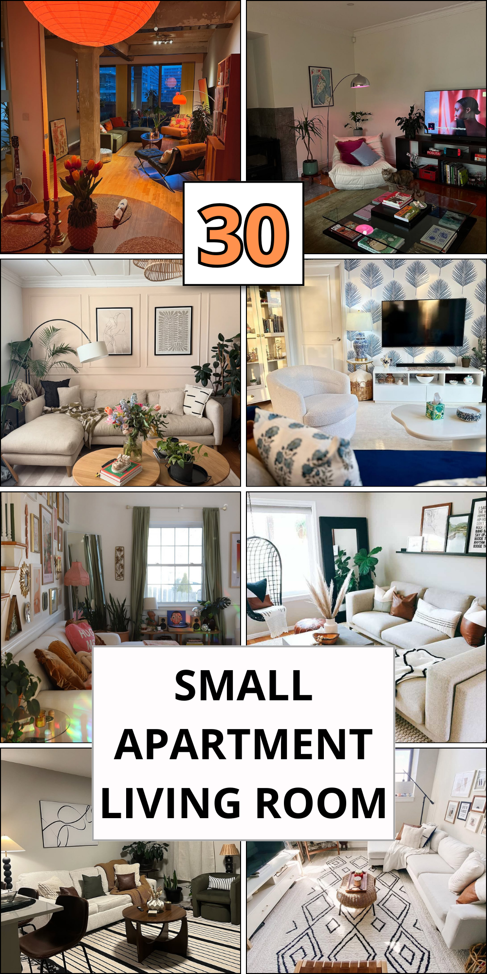 30 Small Apartment Living Room Ideas – Cozy, Stylish & Space-Saving ...