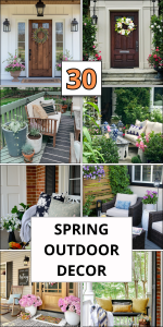 30 Spring Outdoor Decor Ideas to Refresh Your Porch & Front Doors with ...