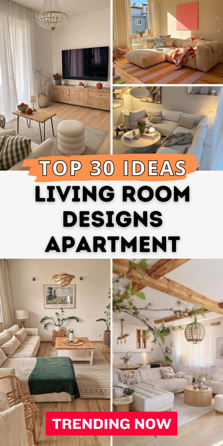 30 Stunning Living Room Designs for Apartments 2025 – Cozy, Modern and ...