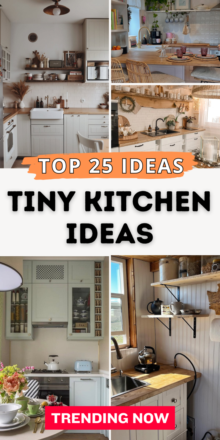 25 Tiny Kitchen Ideas 2025 That Make a Big Impact: Smart Layouts for ...