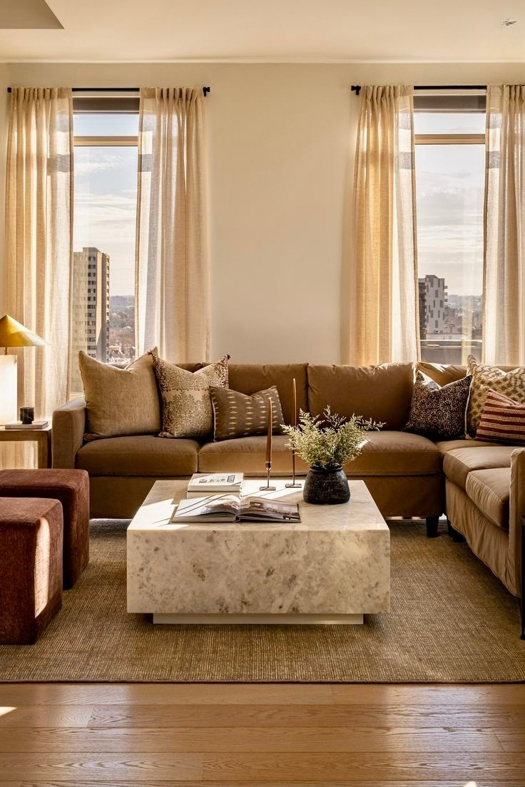 25 Brown Living Room Ideas That Prove Neutrals Can Be Bold, Cozy, and ...