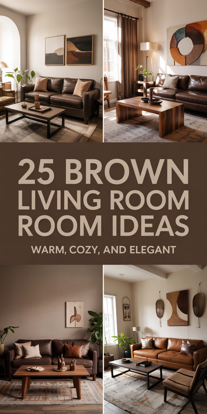 25 Brown Living Room Ideas That Prove Neutrals Can Be Bold, Cozy, and ...