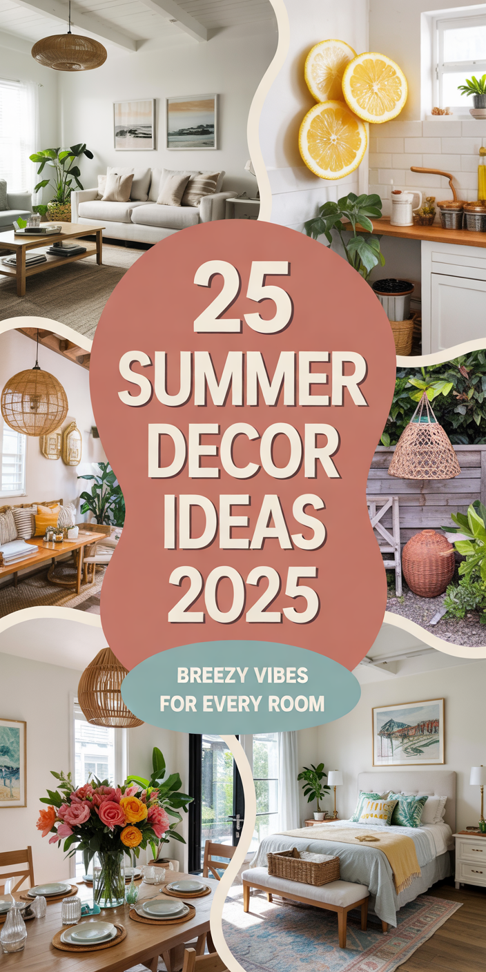 25 Summer Decor 2025 Ideas That Will Instantly Brighten Up Your Home ...