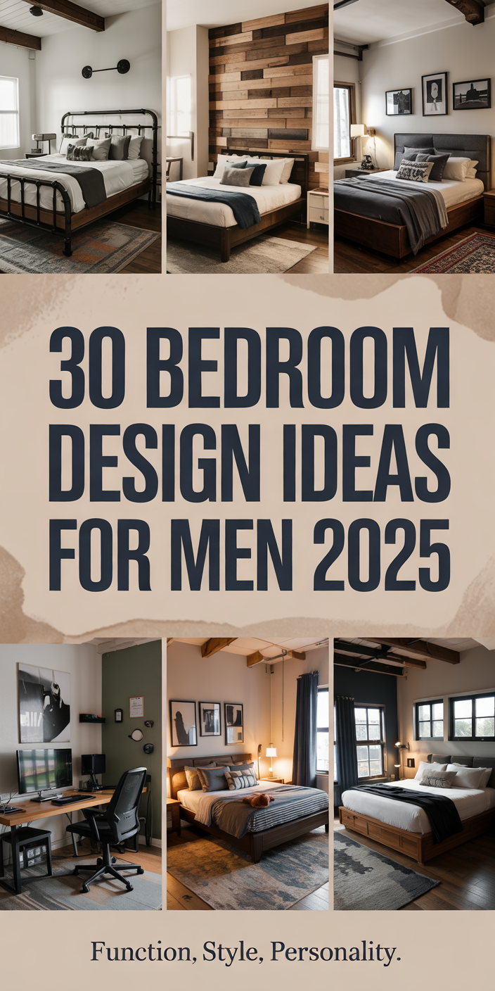 30 Bedroom Ideas for Men 2025 That Redefine Masculine Style with Cozy ...