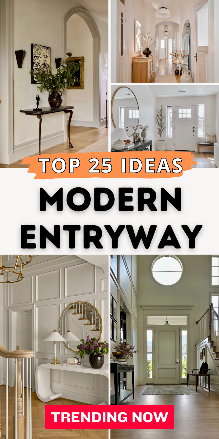 25 Modern Entryway Ideas for 2025 That Will Instantly Elevate Your Home ...