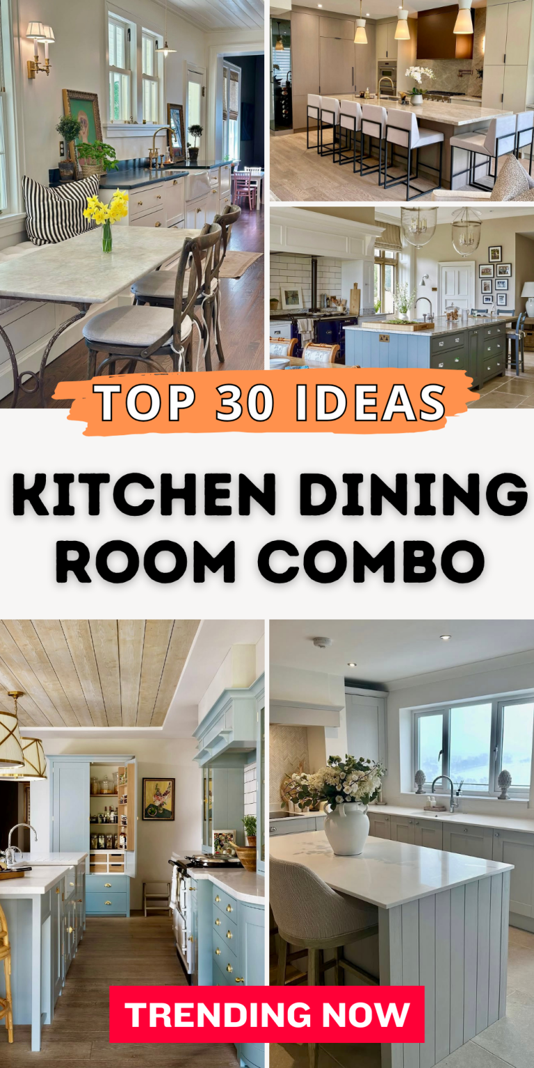 30 Kitchen Dining Room Combo Ideas 2025 That Will Elevate Your Layout ...