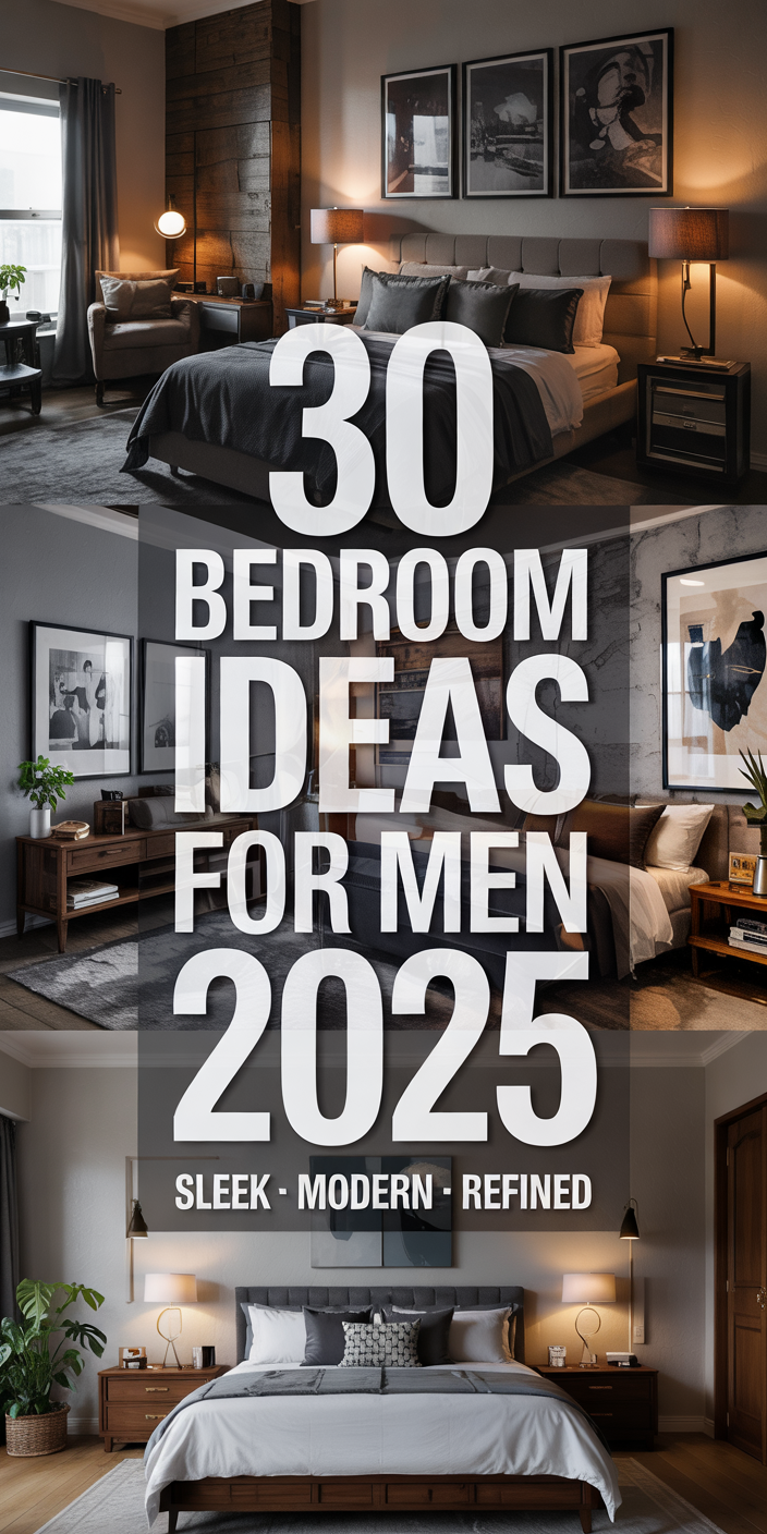 30 Bedroom Ideas for Men 2025 That Redefine Masculine Style with Cozy ...