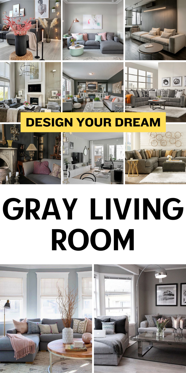 25 Gray Living Room Ideas 2025 That Mix Style, Comfort and a Pop of ...