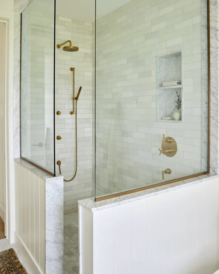 30 Half Wall Shower Ideas 2025 That Will Transform Your Bathroom—From ...