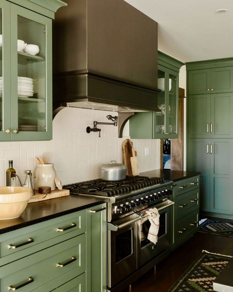 25 Green Kitchen Designs 2025 That Will Make You Rethink White Cabinets ...