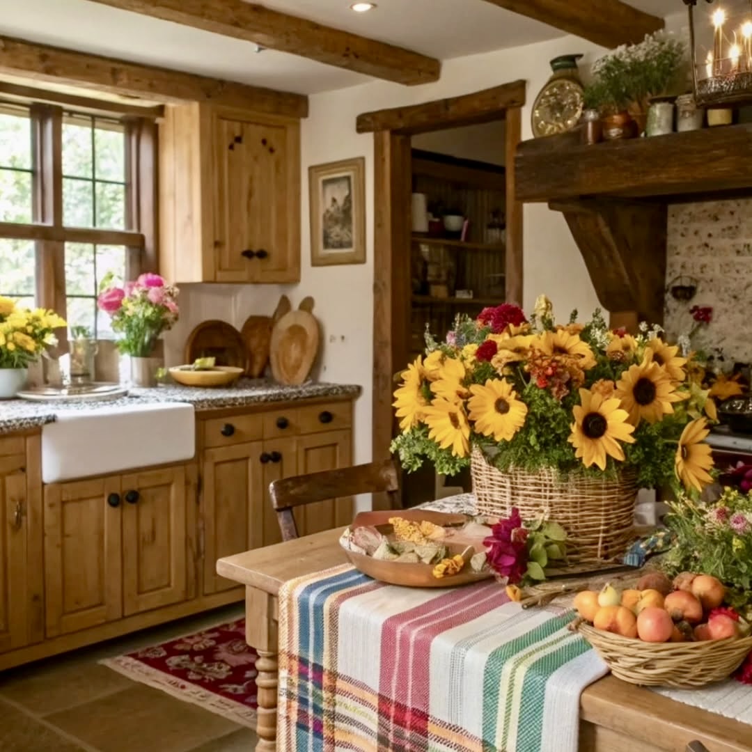 30 Cottage Core Kitchen 2025 Ideas That Blend Rustic Charm, Fairy Tale ...