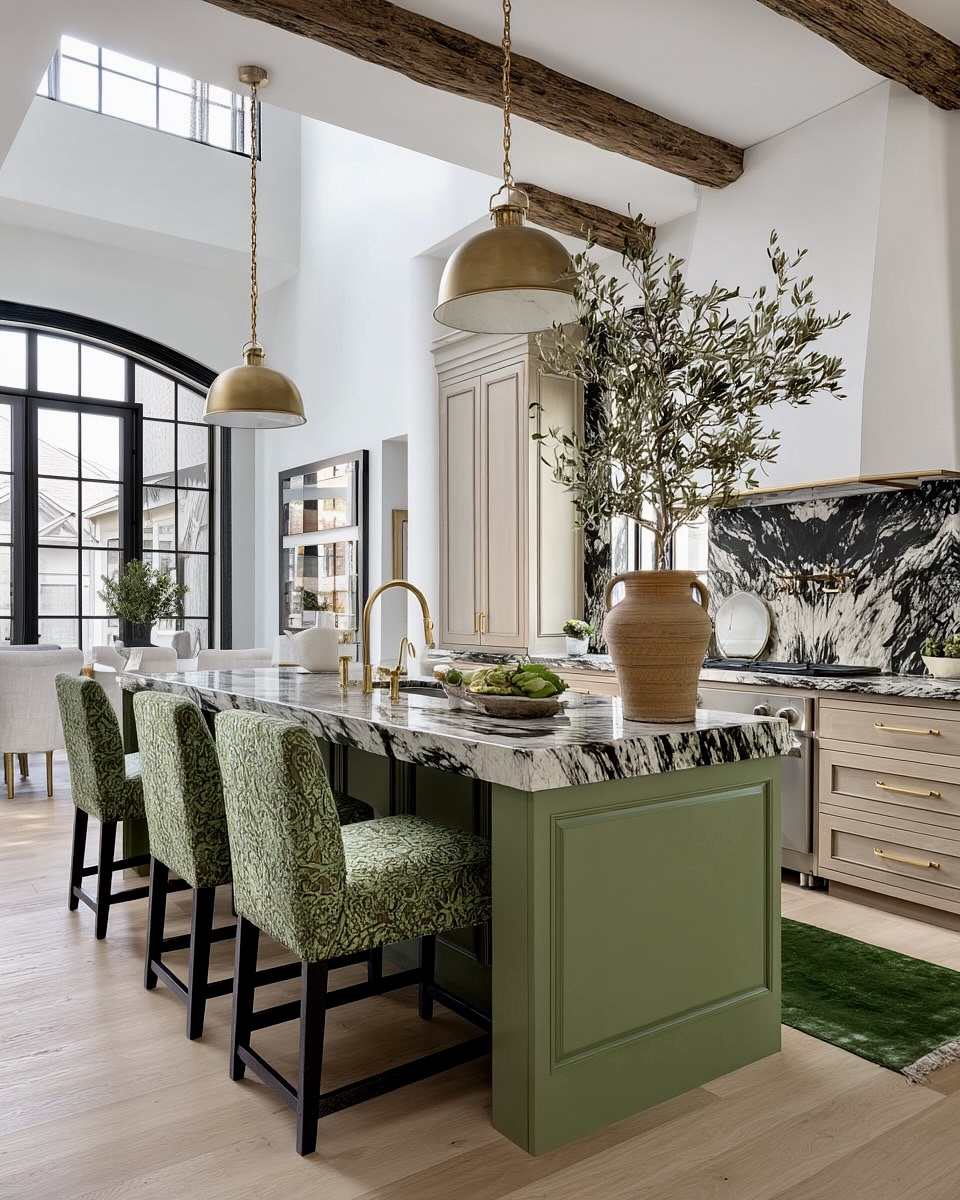 25 Green Kitchen Designs 2025 That Will Make You Rethink White Cabinets ...