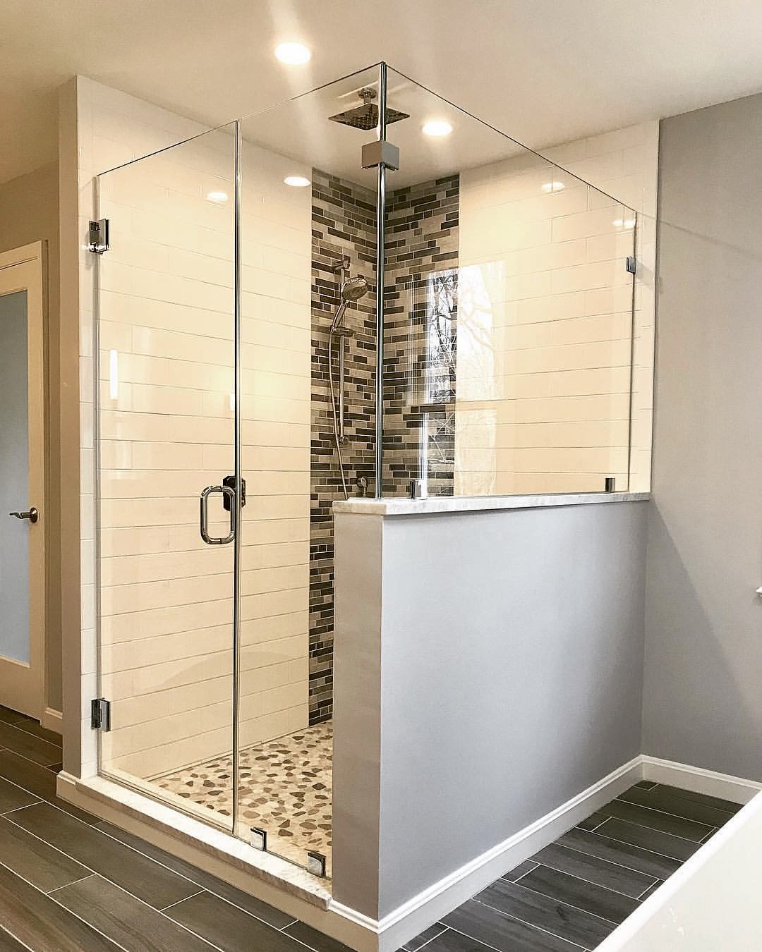 30 Half Wall Shower Ideas 2025 That Will Transform Your Bathroom—From Rustic to Modern Styles ...