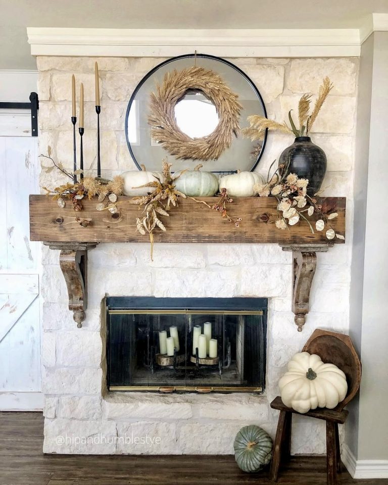 35 Fall Mantle Decor Ideas for a Cozy and Stylish Home This Season ...