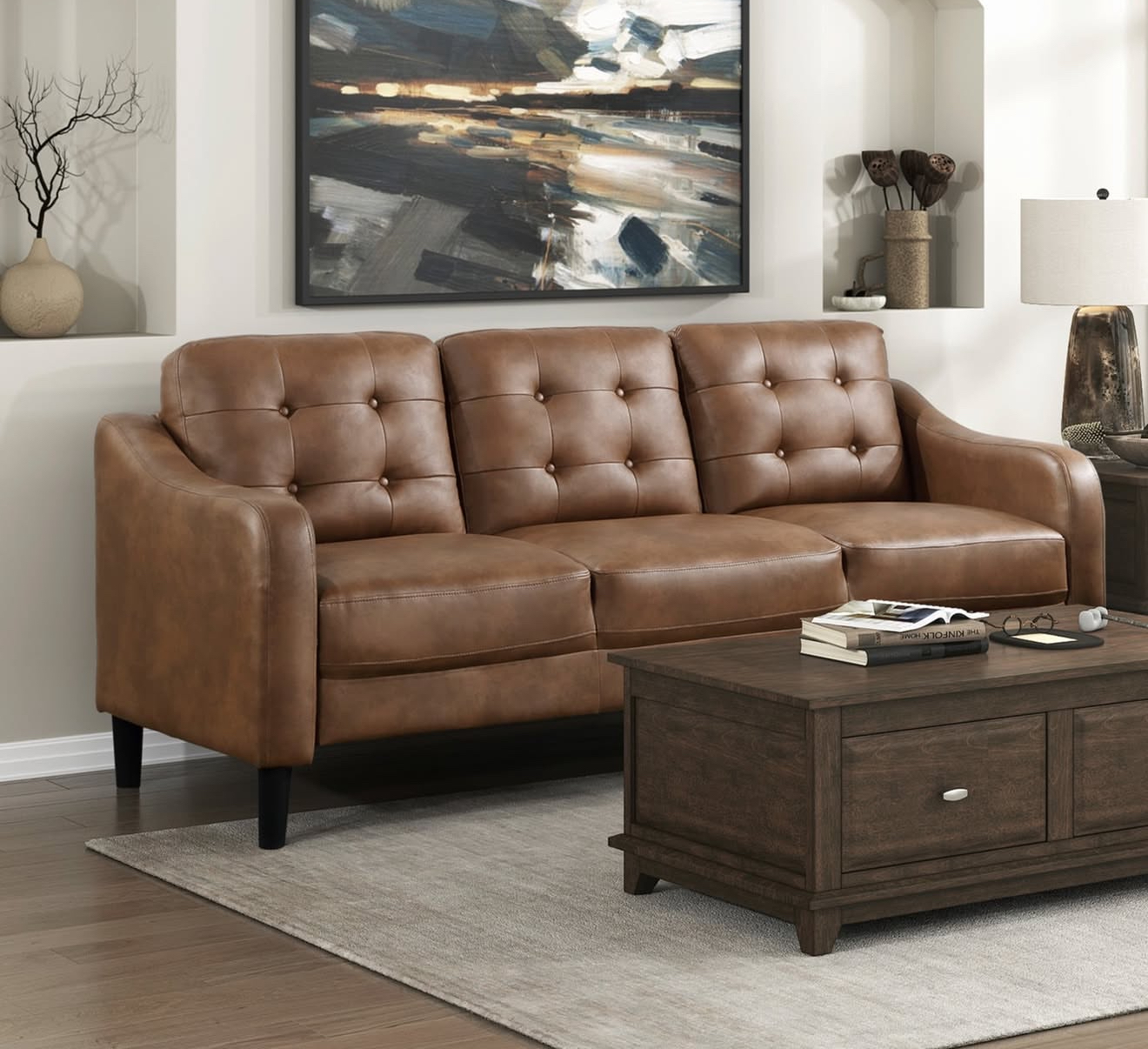 30 Brown Sofa Living Room Ideas That Prove Brown Is the New Neutral in ...