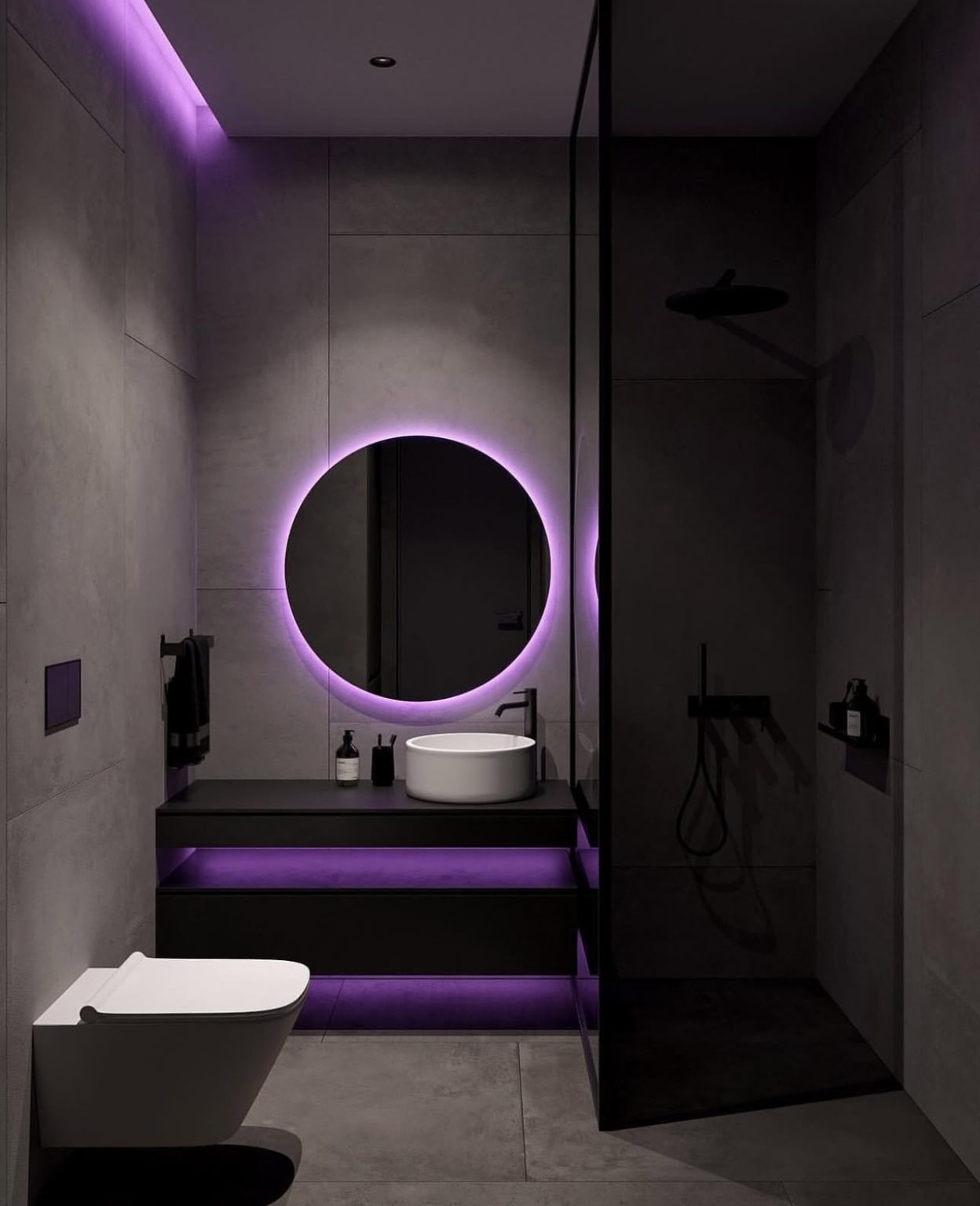30 Dark Moody Bathroom Ideas That Bring Drama, Luxury, and Timeless ...