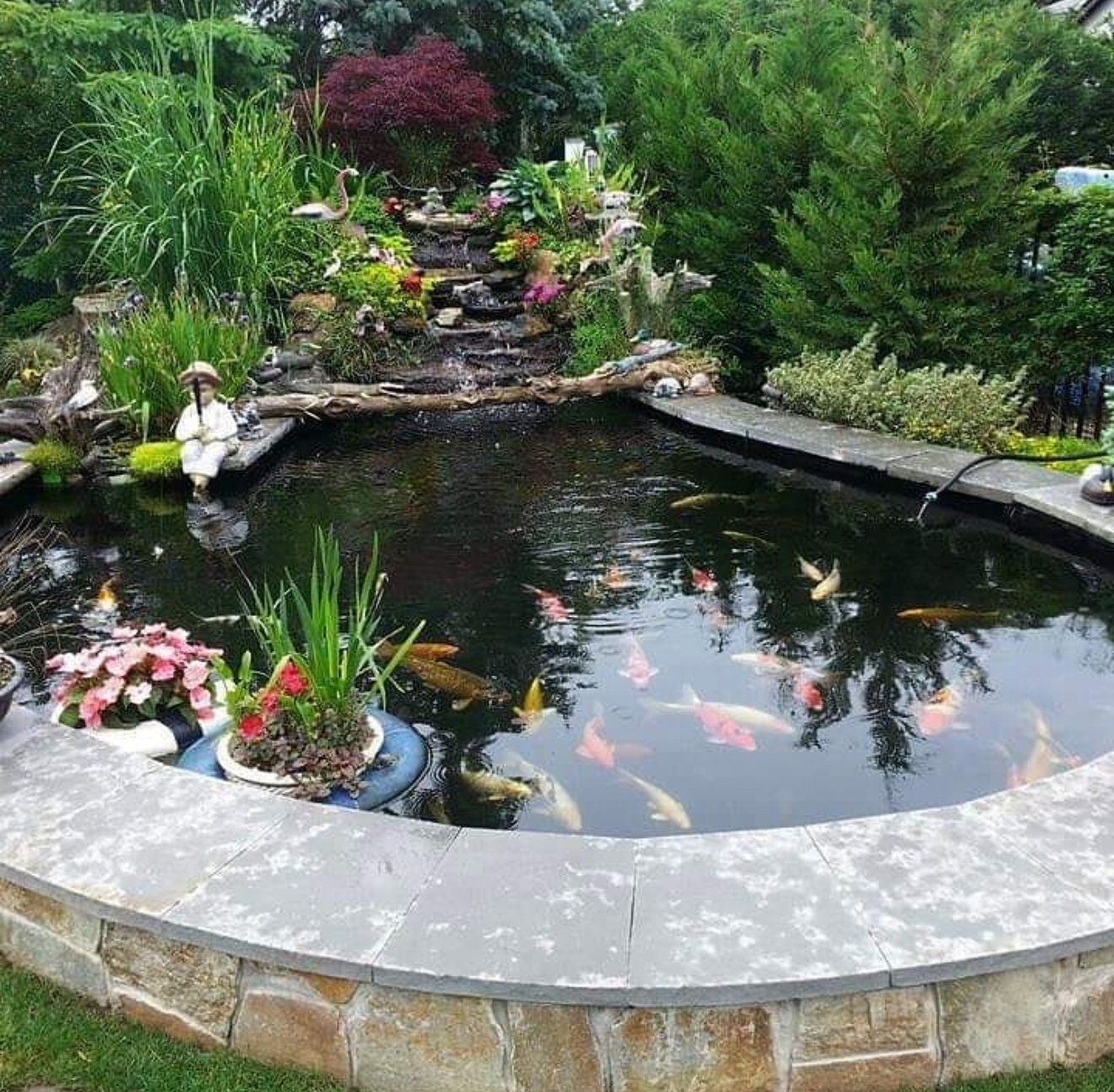 30 Pond Ideas to Transform Your Garden into a Relaxing and Aesthetic ...