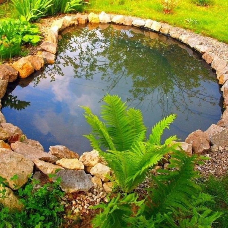 30 Pond Ideas to Transform Your Garden into a Relaxing and Aesthetic ...