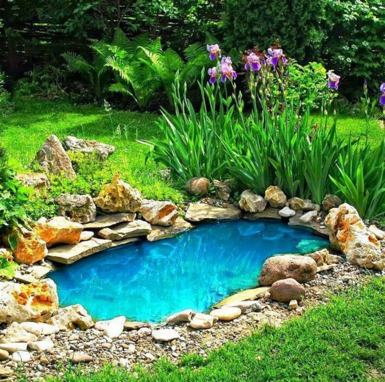 30 Pond Ideas to Transform Your Garden into a Relaxing and Aesthetic ...