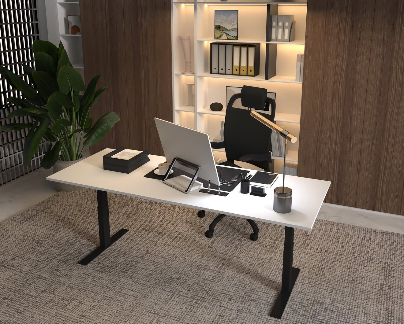 30 Office Desk Ideas for Stylish Workspaces with Aesthetic Designs and ...