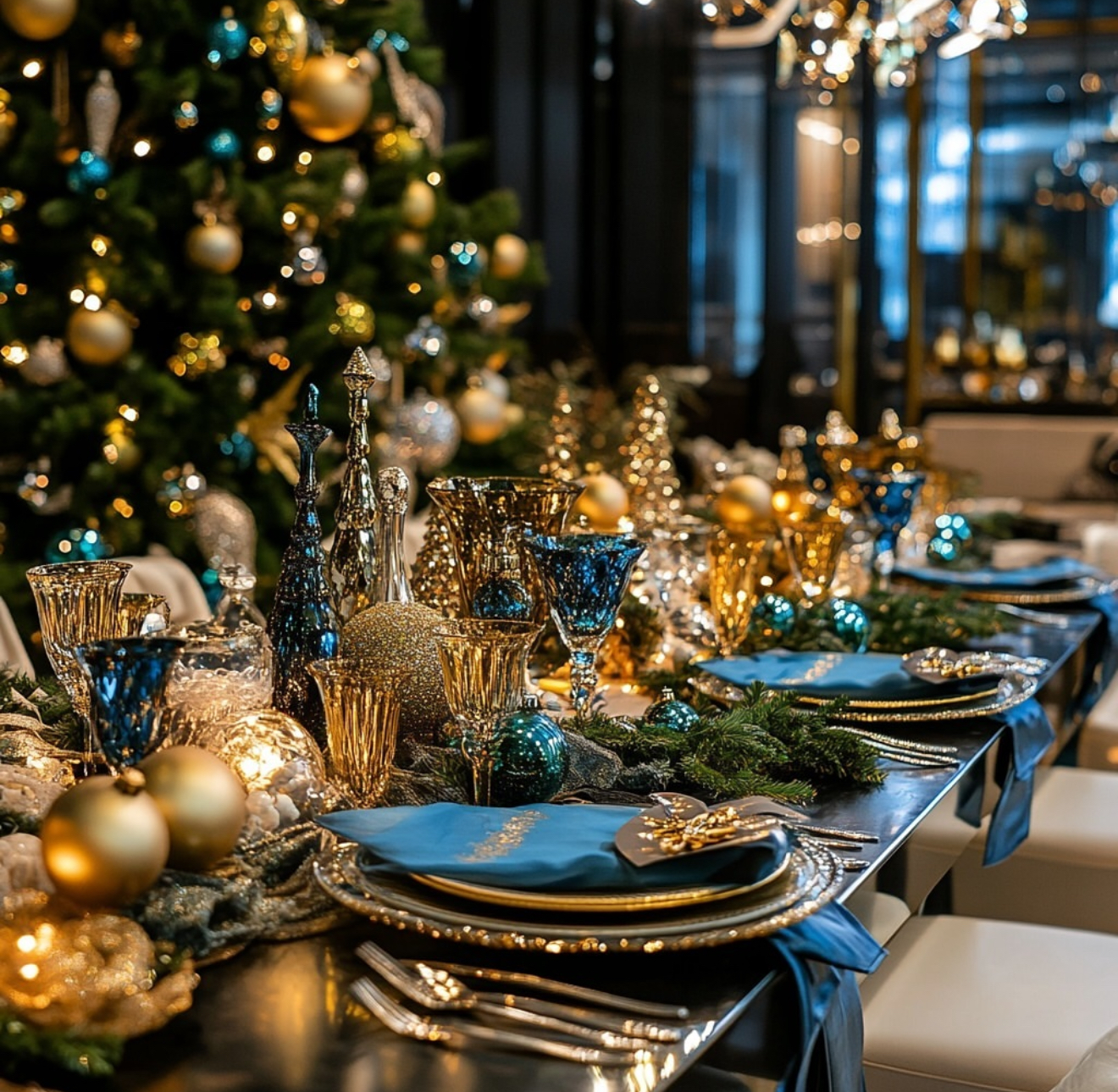 25 New Year’s Eve Table Decor Party Ideas - placeideal.com
