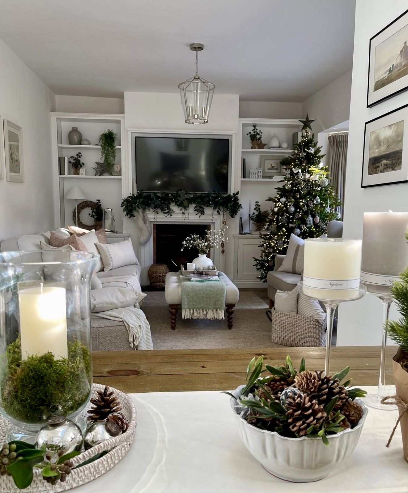 35 Natural Christmas Decor Ideas for a Rustic, Cozy and Festive Holiday ...