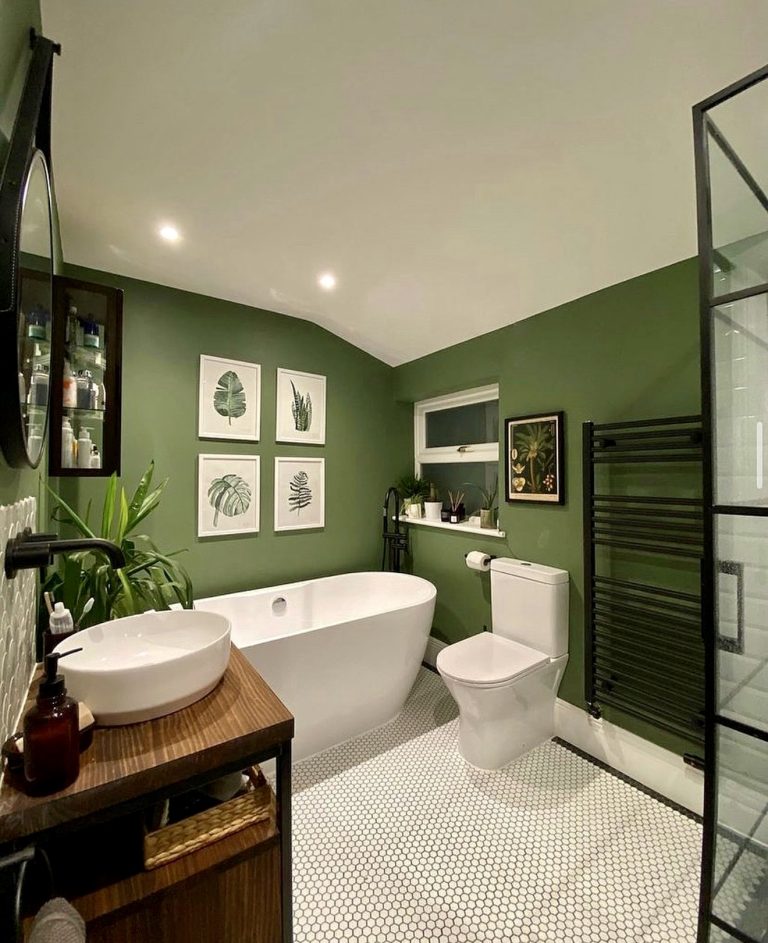 30 Green Bathroom Ideas 2026 – Sage, Emerald and Olive Design Trends ...